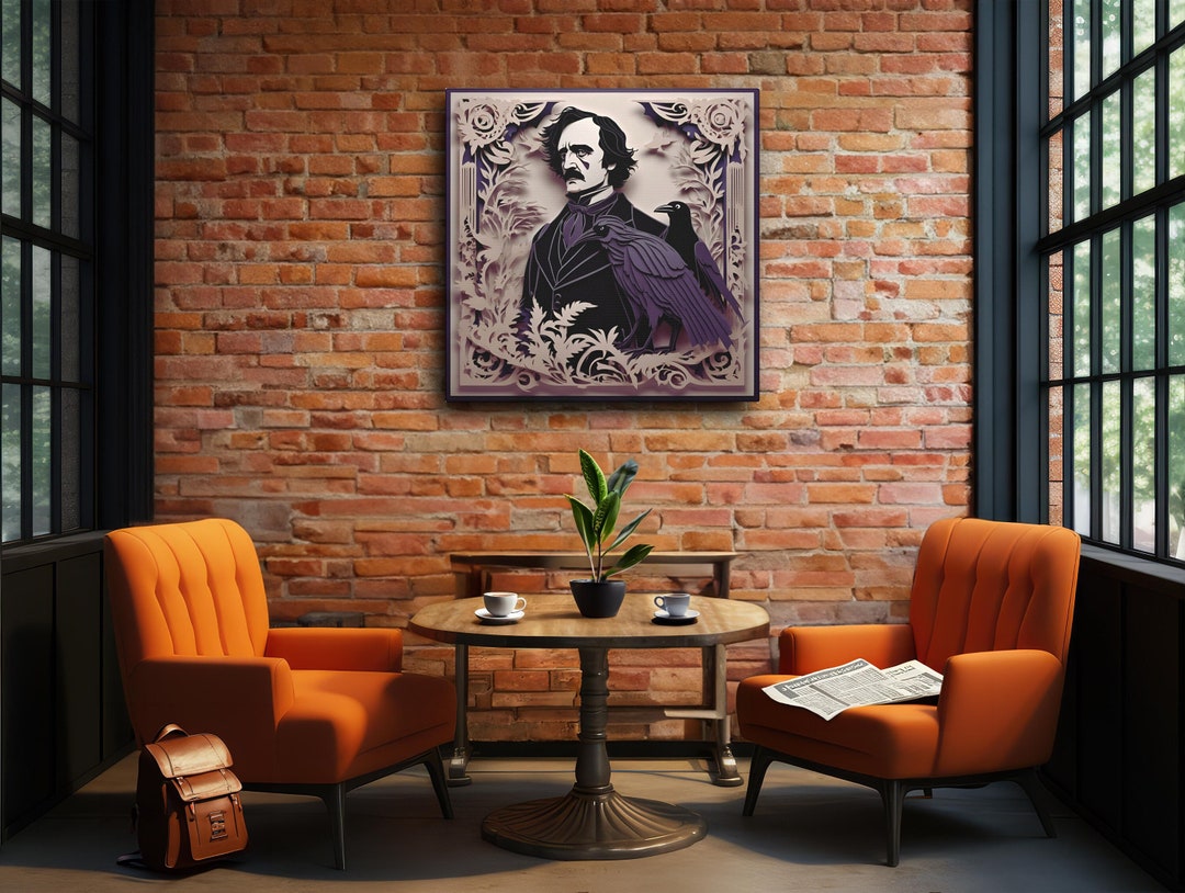 Edgar Allan Poe Halloween Artwork Darke Academia Aesthetic Edgar Allan ...