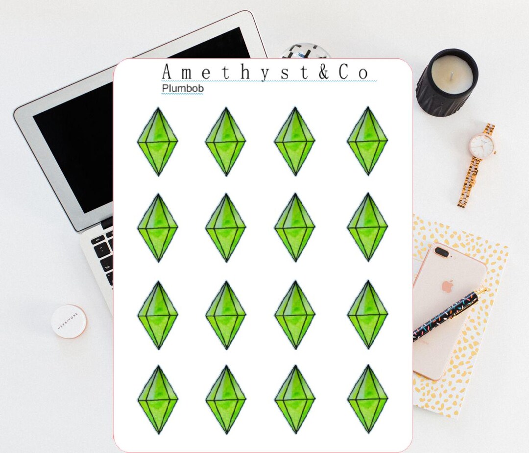The Sims Plumbob Doodle - Etsy