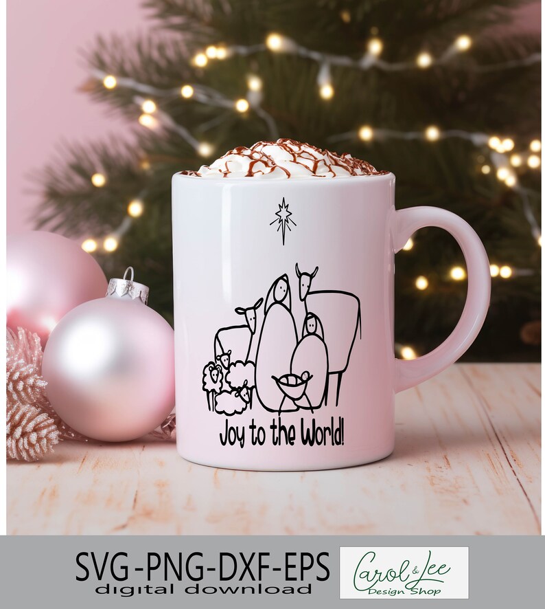 Joy to the World, Christmas Ornament, Christmas Nativity, Jesus Birth ...