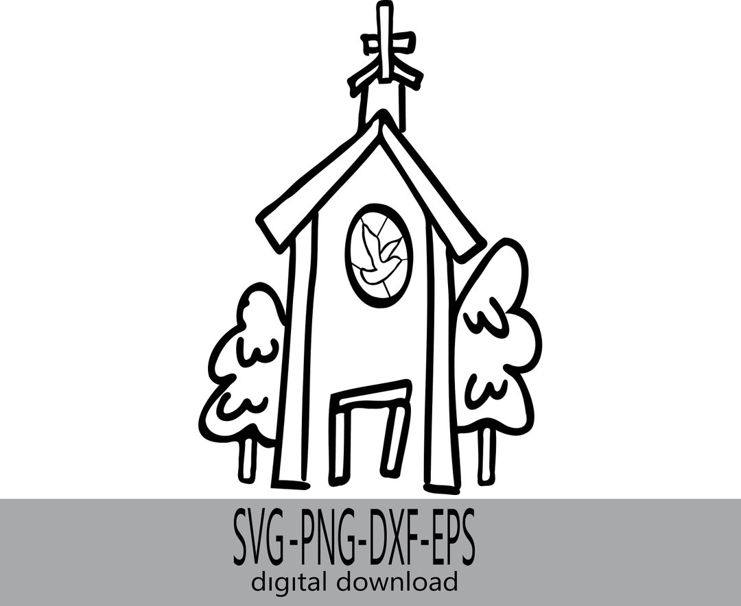 Country Church, Chapel in the Woods, Nostalgic Chapel Old-fashioned ...