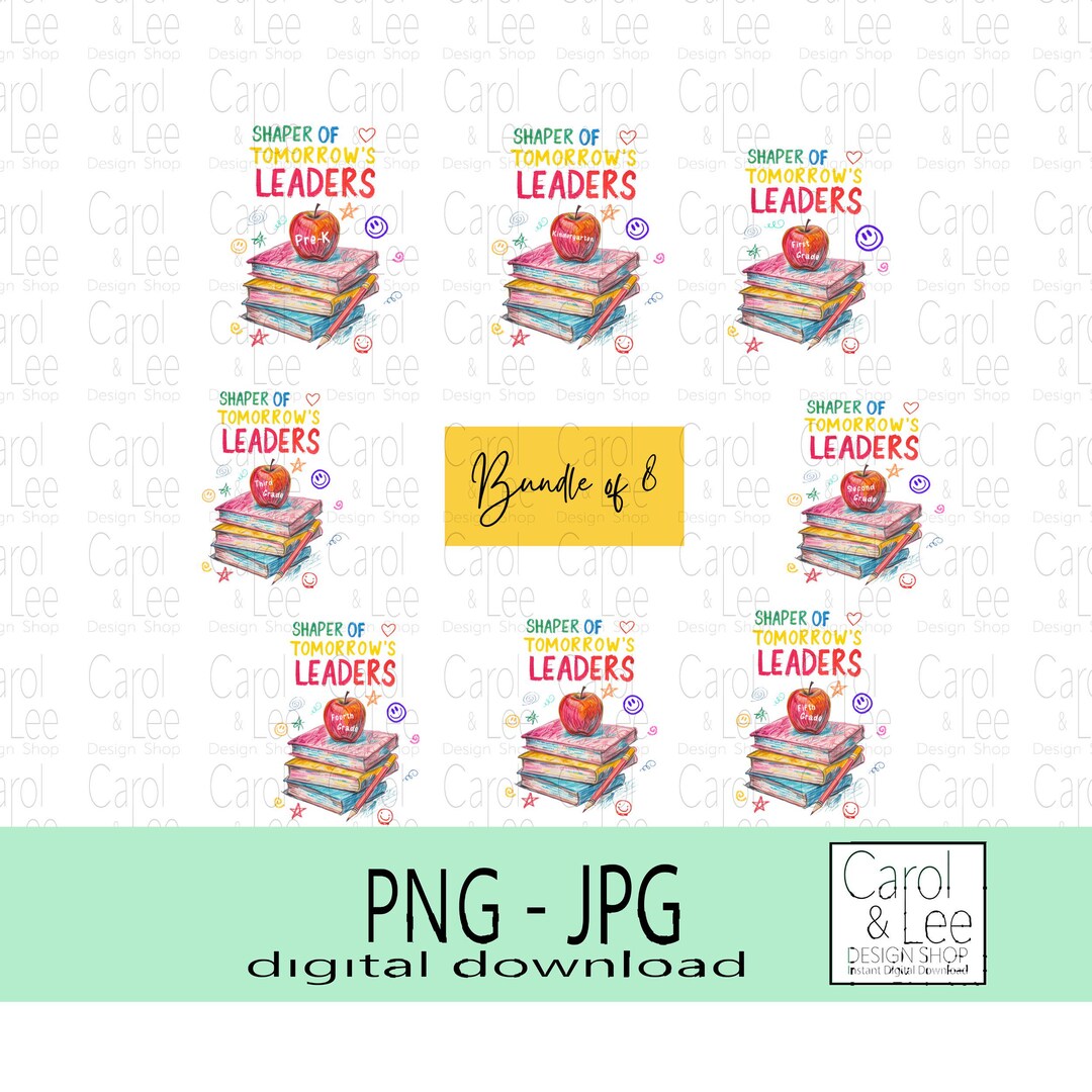 Bundle of Teachers' School Leadership PNG Design, Shaper of Tomorrow's ...