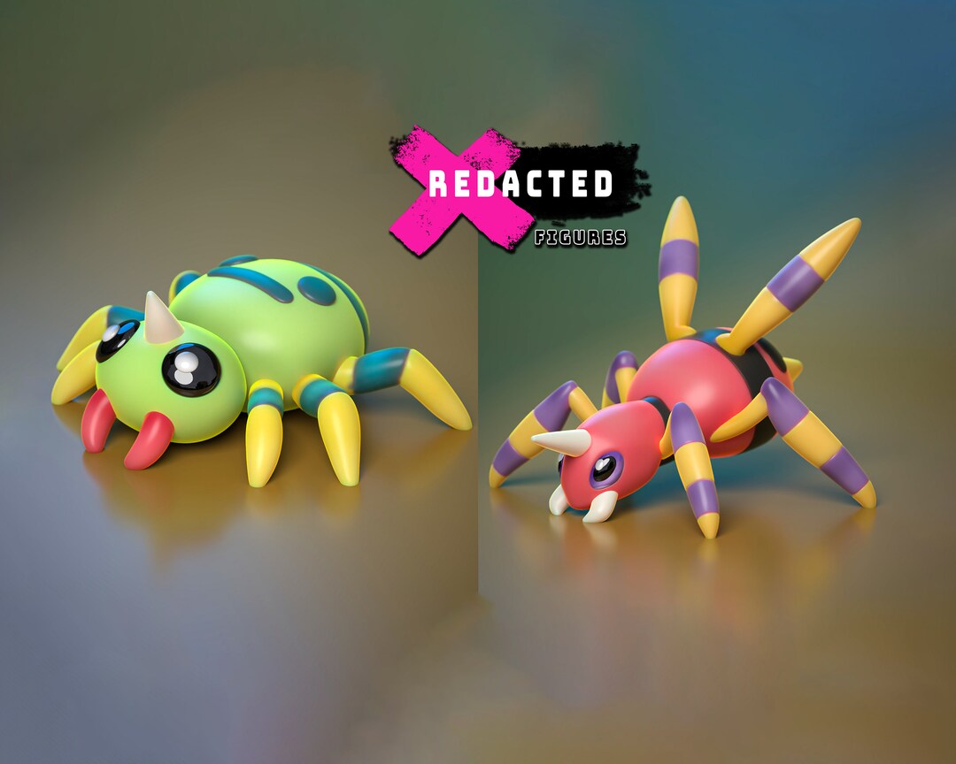 Spinarak Evolution Line Spinarak Ariados 1:20 Scale fan Made UNOFFICIAL ...