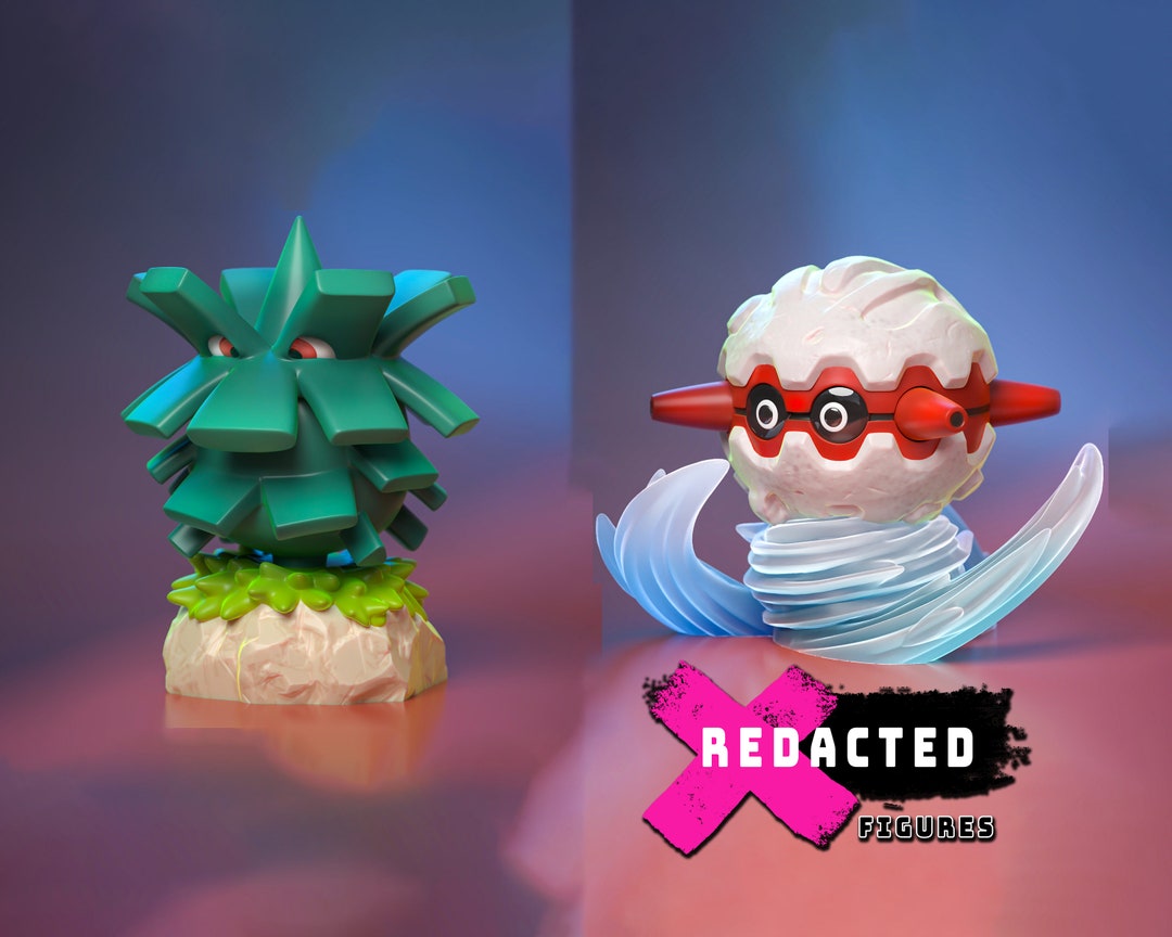 Pineco Evolution Line Pineco Forretress 1:20 Scale fan Made UNOFFICIAL ...