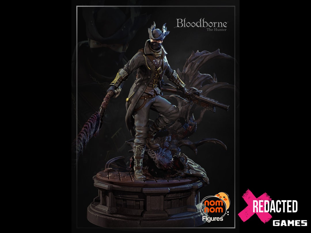 Fan Made Hunter From Bloodborne Resin Printed Model Kit Nomnom Figures ...