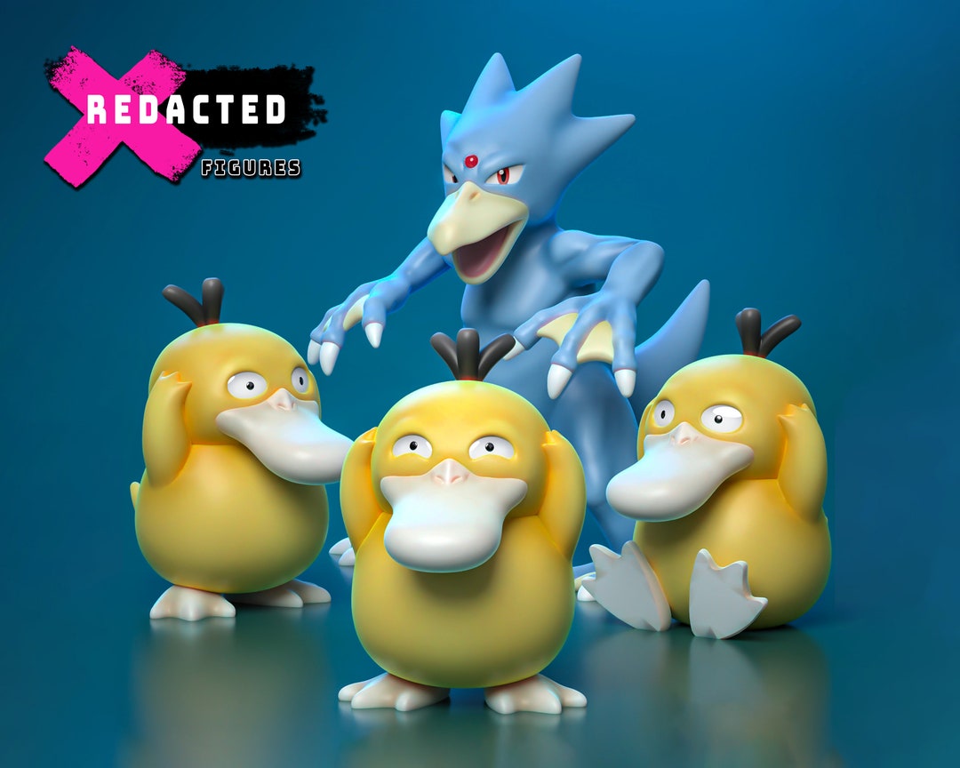 Psyduck Evolution Line Psyduck Golduck 1:20 Scale fan Made UNOFFICIAL ...