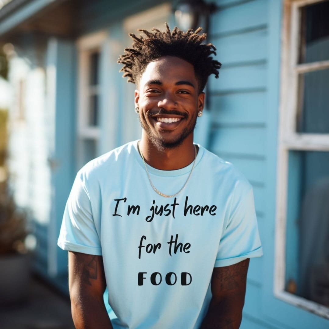 I'm Just Here for the Food Tshirt, Funny Thanksgiving Shirt ...
