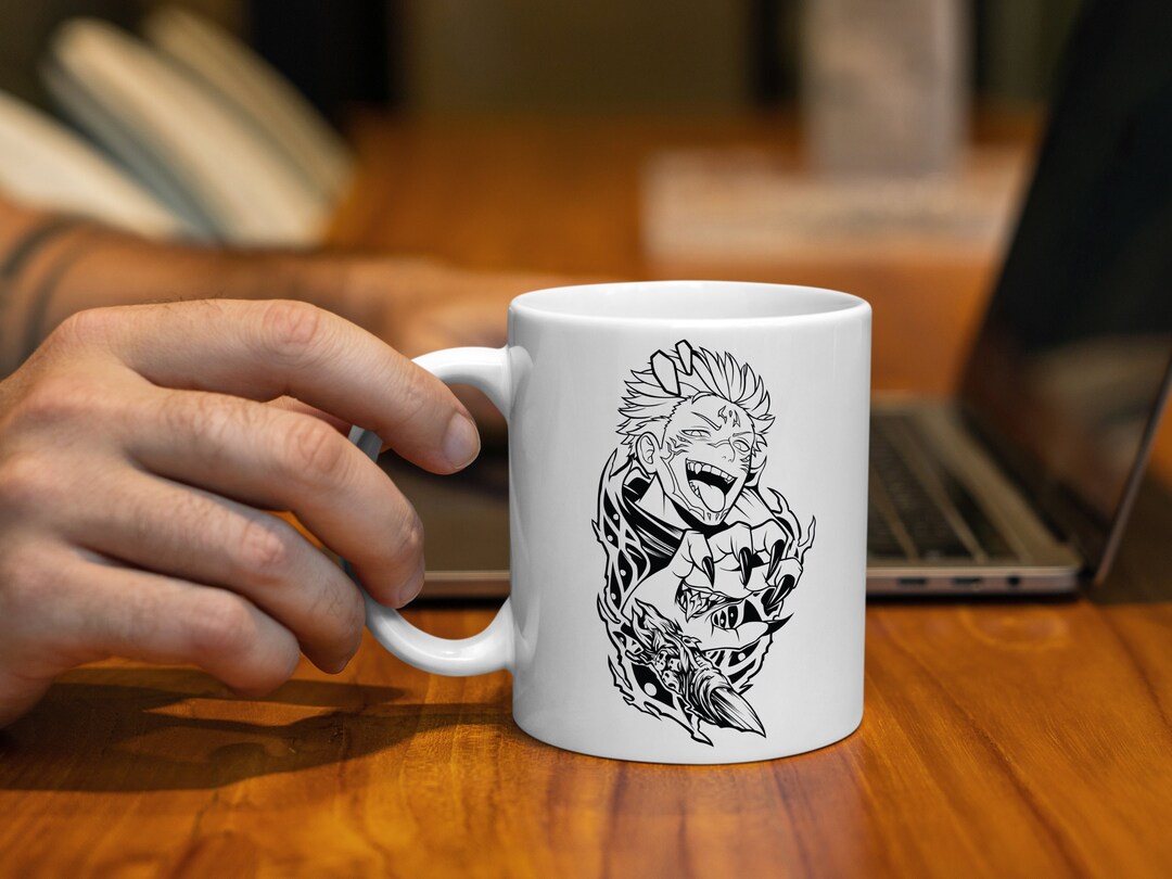 Jujutsu Kaisen Ceramic Mug, Ryomen Sukuna Mug, Yuji Itadori Cup, Anime ...