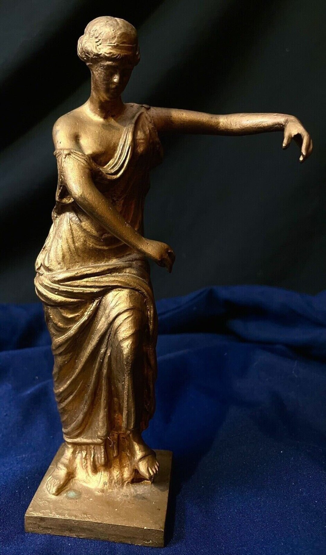 Vintage Bronze Lady Sculpture STUNNING - Etsy
