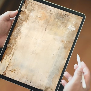 Shabby Grunge Digital Paper, Eggshell Printable Downloads, Collage ...