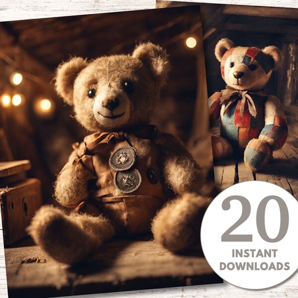 Antique Teddy Bear - Etsy