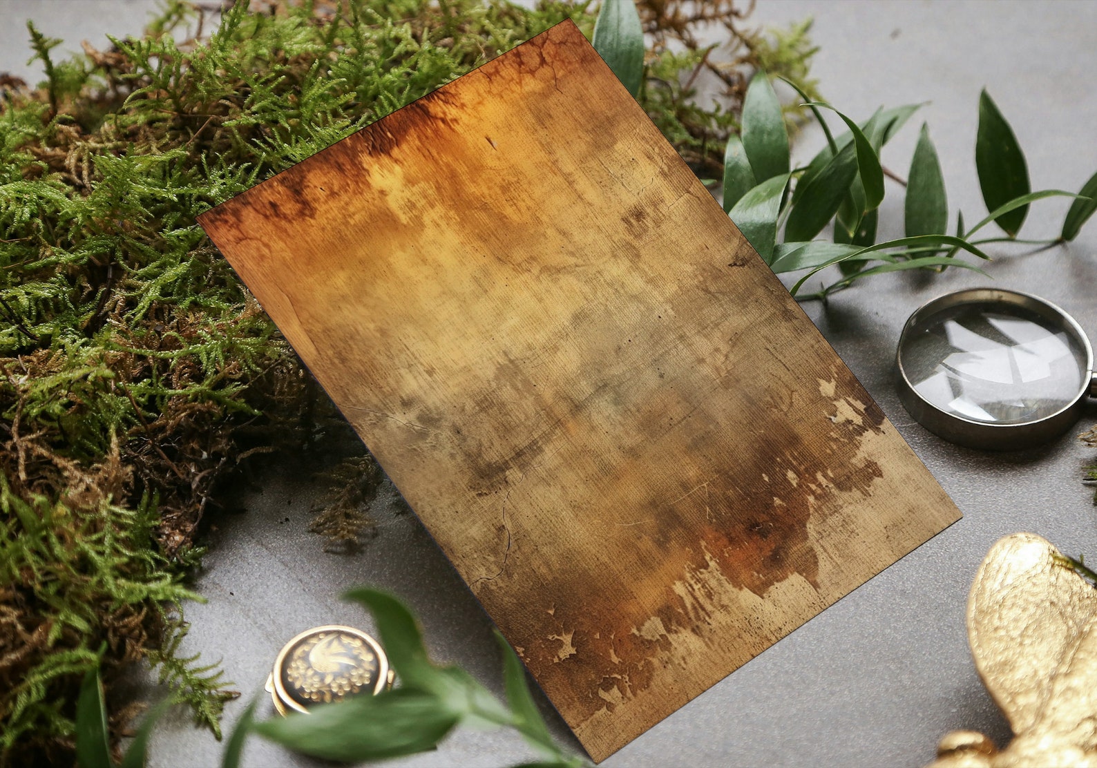 Grungy Canvas Digital Paper, Texture Grunge Printable Downloads, Earth ...
