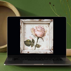 Shadowbox Frames Clipart Set 4, Digital Image Download, Antique Chippy ...