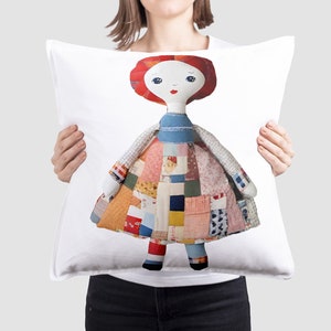 Patchwork Dollies Clipart, PNG Digital Downloads, Shabby Chic Vintage ...