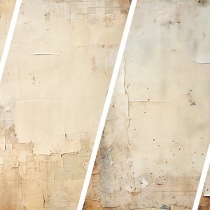 Shabby Grunge Digital Paper, Eggshell Printable Downloads, Collage ...