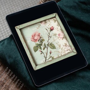 Shadowbox Frames Clipart Set 4, Digital Image Download, Antique Chippy ...