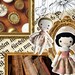 Patchwork Dollies Clipart, PNG Digital Downloads, Shabby Chic Vintage ...
