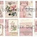 Vintage Paper Kit Light Pink Digital Download, Printable Collage Sheets ...