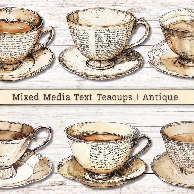 Antique Pretty Coffee Cup - Etsy