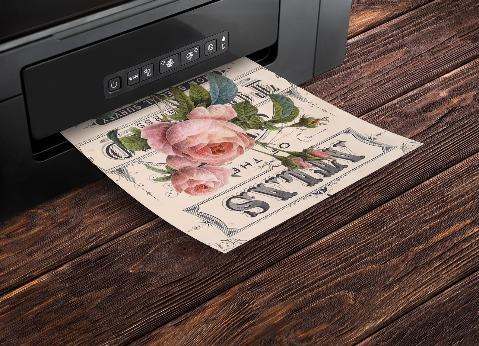 Vintage Paper Kit Light Pink Digital Download, Printable Collage Sheets ...