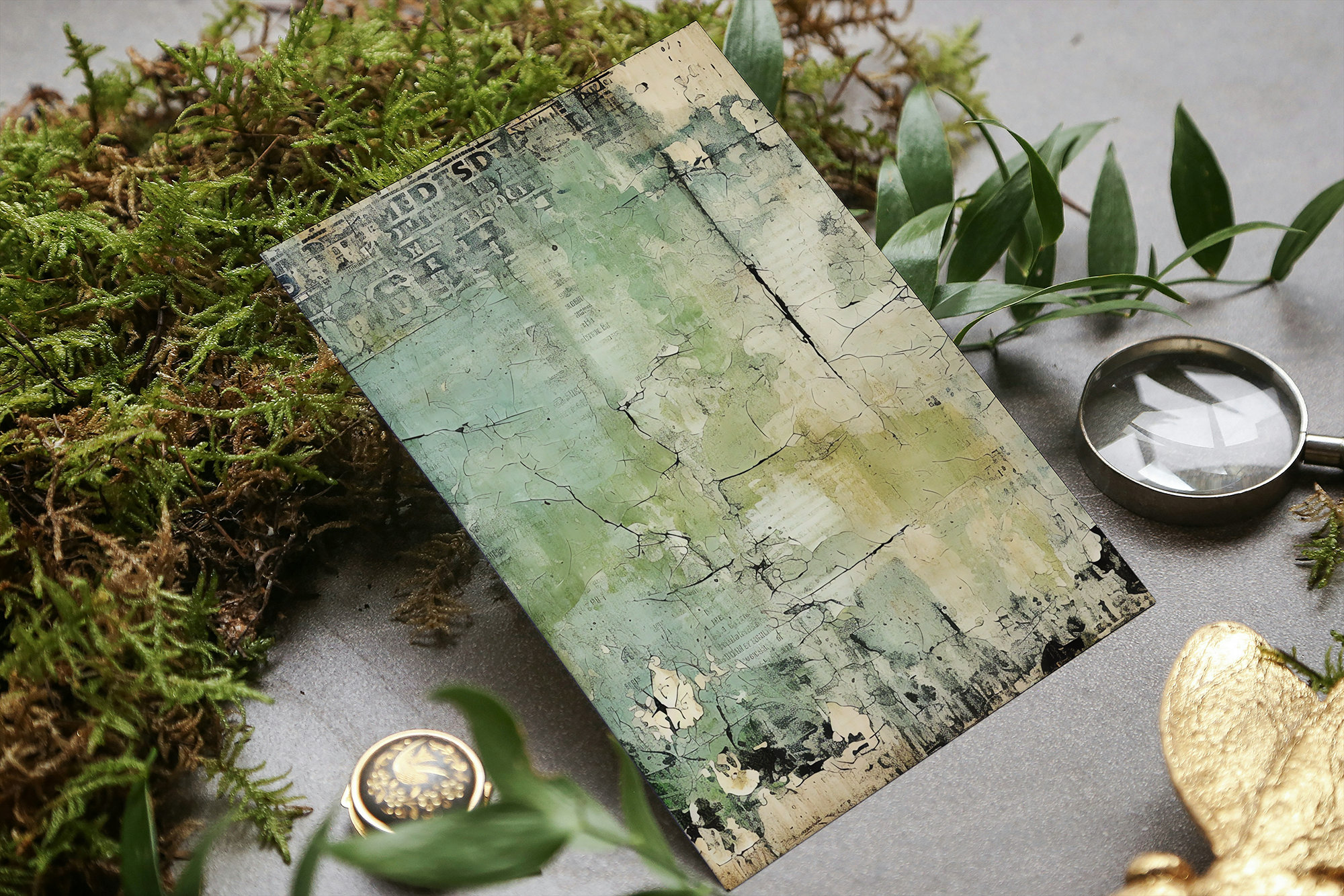 Shabby Grunge Digital Paper, Printable Collage Scrapbook Texture Pack ...