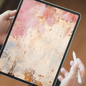 Shabby Grunge Digital Paper, Printable Collage Scrapbook Texture Paper ...