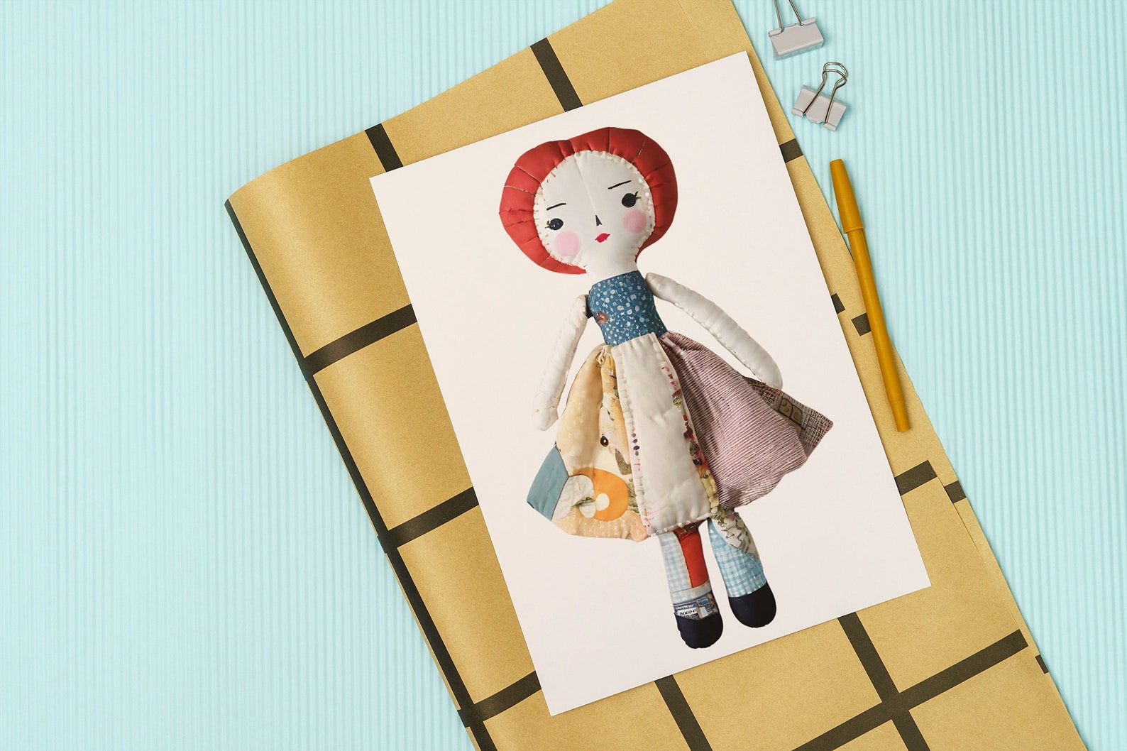 Patchwork Dollies Clipart, PNG Digital Downloads, Shabby Chic Vintage ...