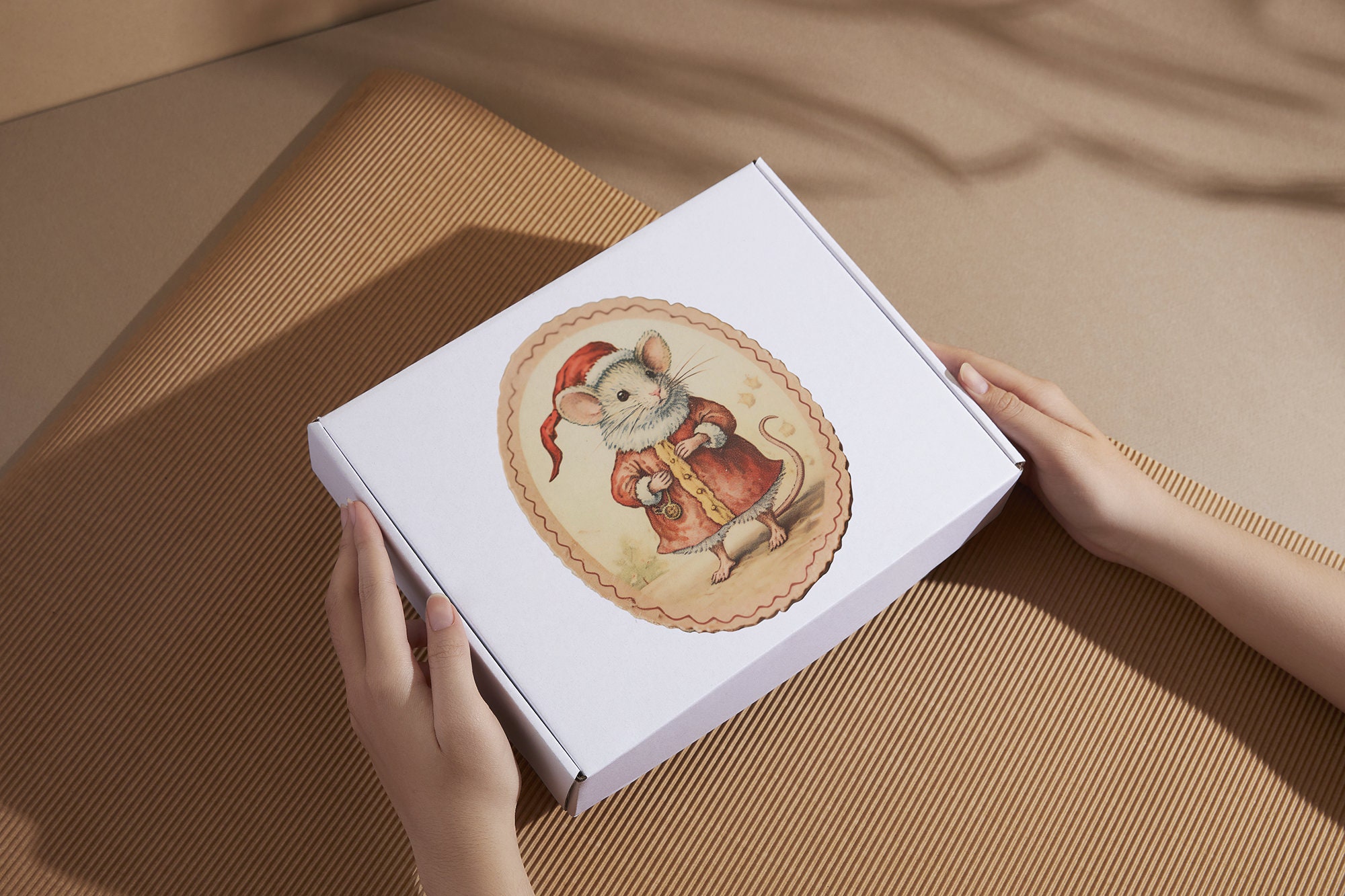 Christmas Clipart, Mice Digital Patches, Antique Animals, Mouse PNG ...