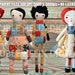 Patchwork Dollies Clipart PNG Digital Downloads Shabby Chic - Etsy