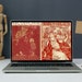 Vintage Paper Kit Rouge Red Digital Download, Printable Collage Sheets ...