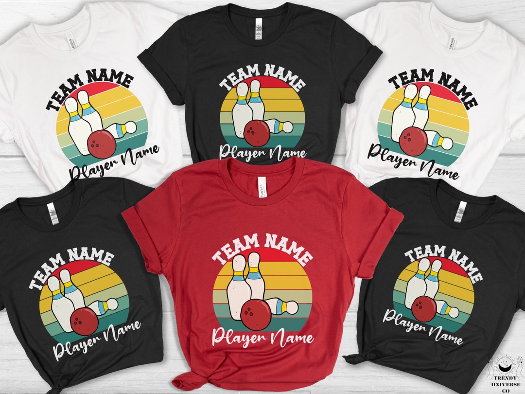 Custom Bowling Shirt, Personalized Bowling Team Name Shirt, Retro ...