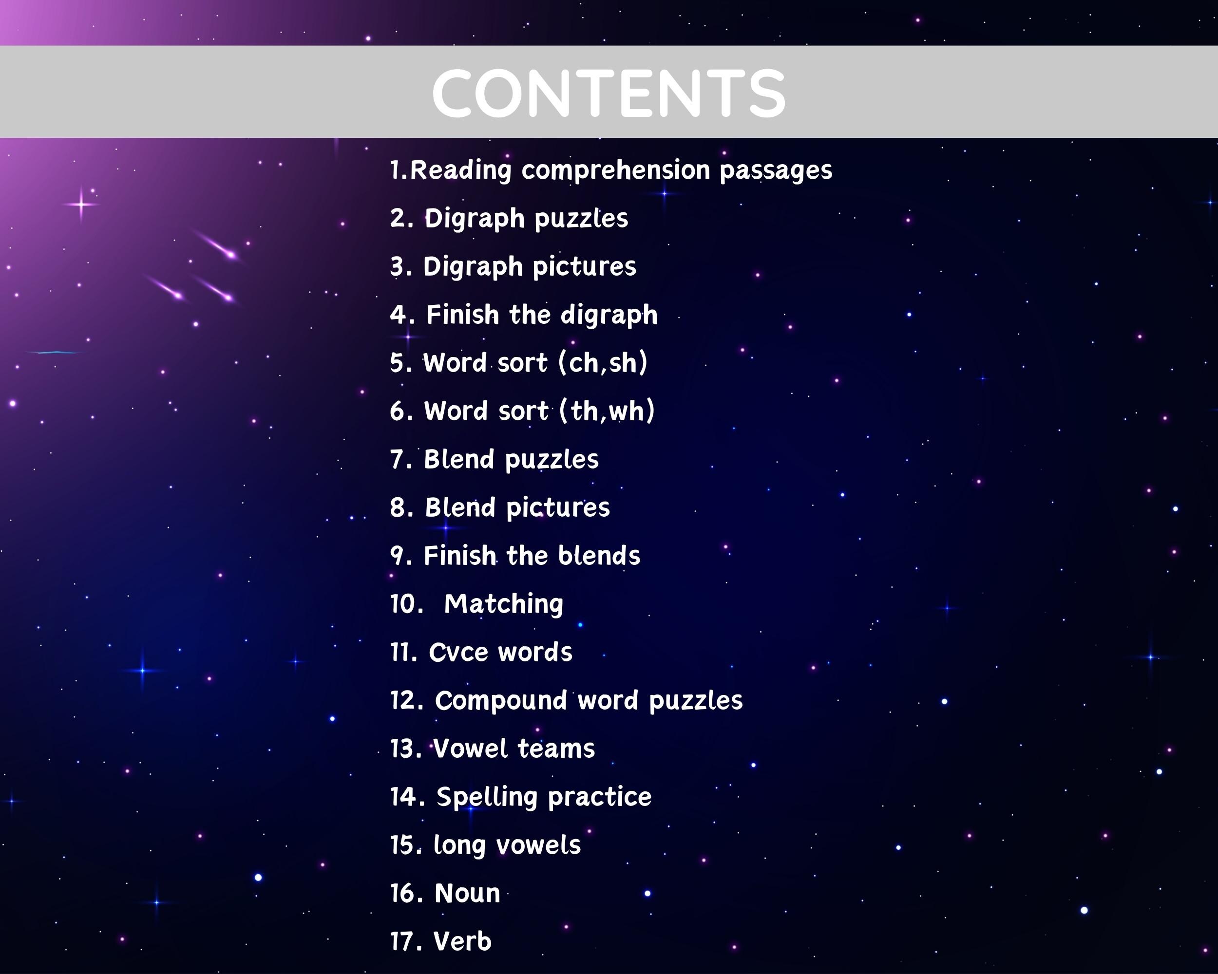 Reading Comprehension 1st Grade Summer Review Pack Phonics Games Cvce ...