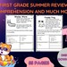 Reading Comprehension 1st Grade Summer Review Pack Phonics Games Cvce ...