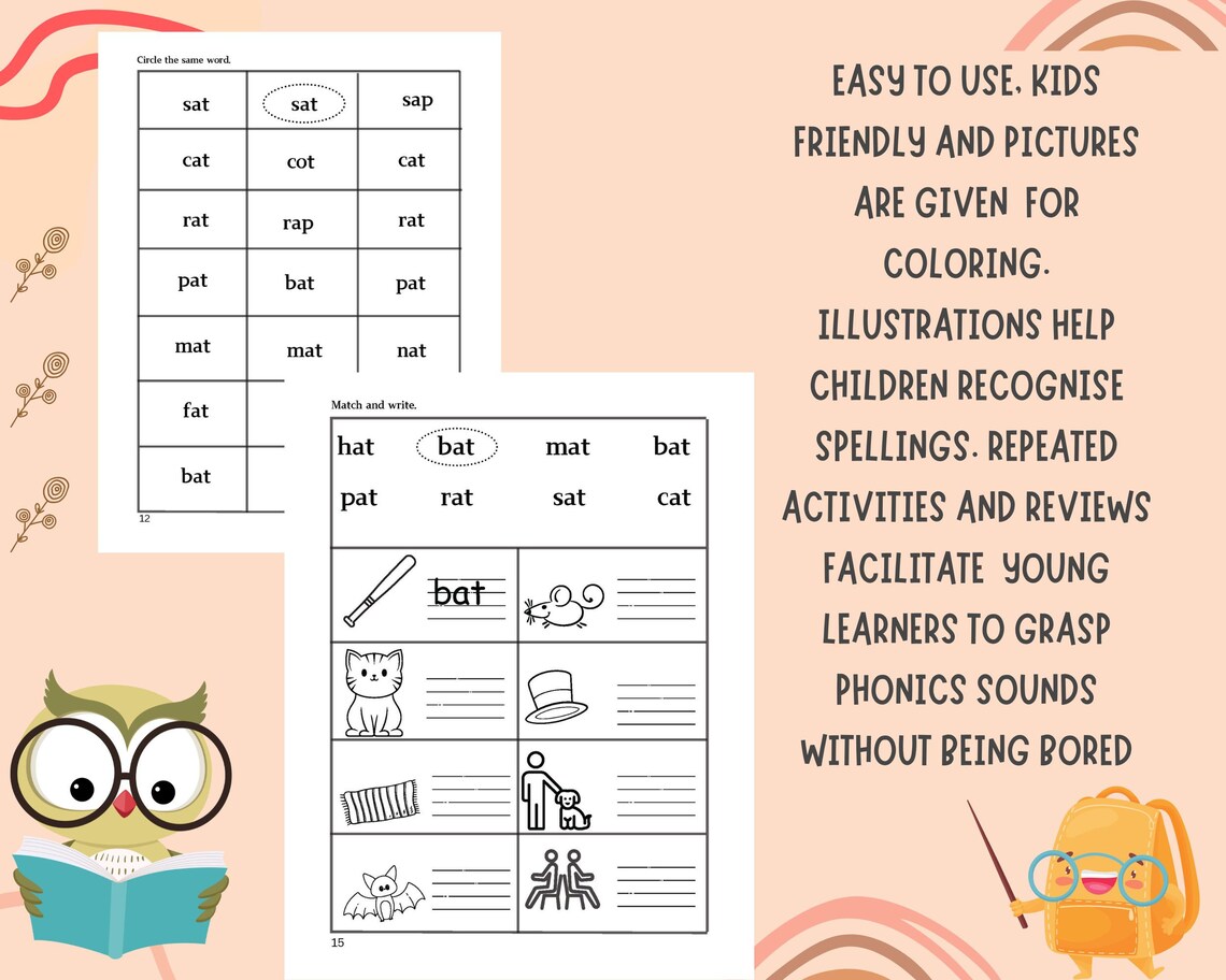 Phonics Phonics Worksheets Cvc Words Sight Words Alphabet Sounds ...