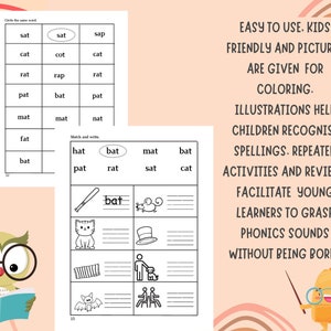 Phonics Phonics Worksheets Cvc Words Sight Words Alphabet Sounds ...