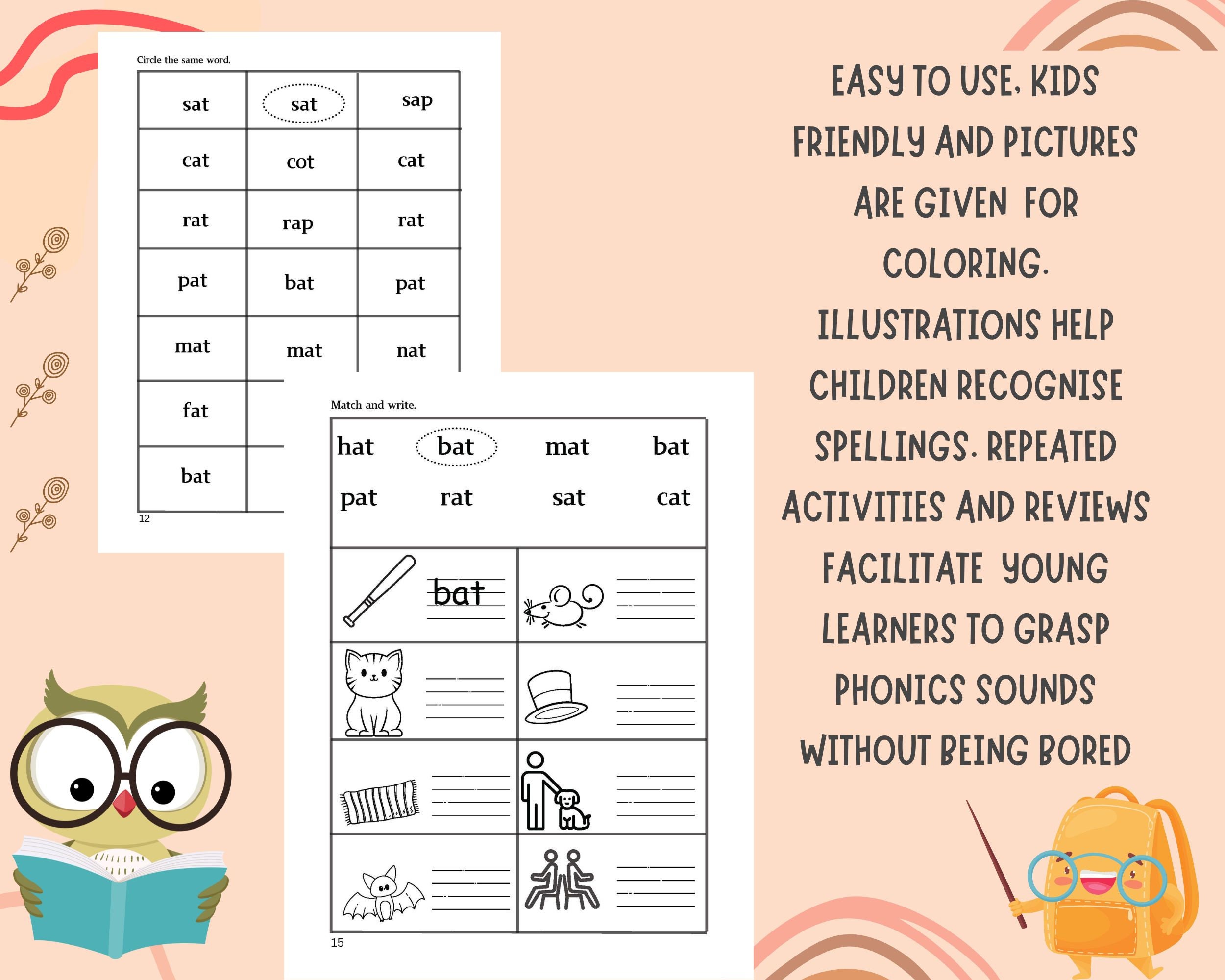 Phonics Phonics Worksheets Cvc Words Sight Words Alphabet Sounds ...