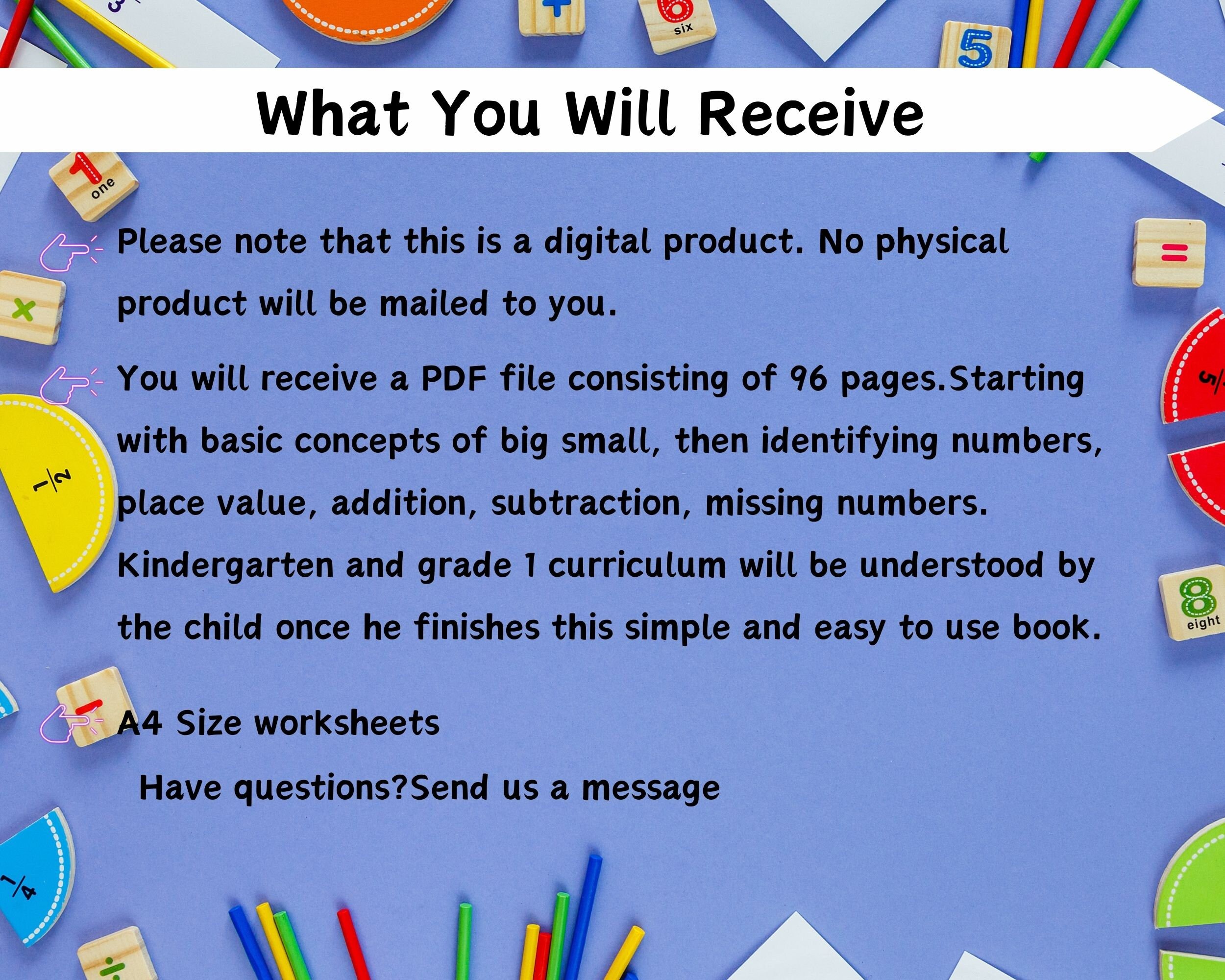 Math Worksheets Kindergarten Busy Book Addition and Subtraction ...