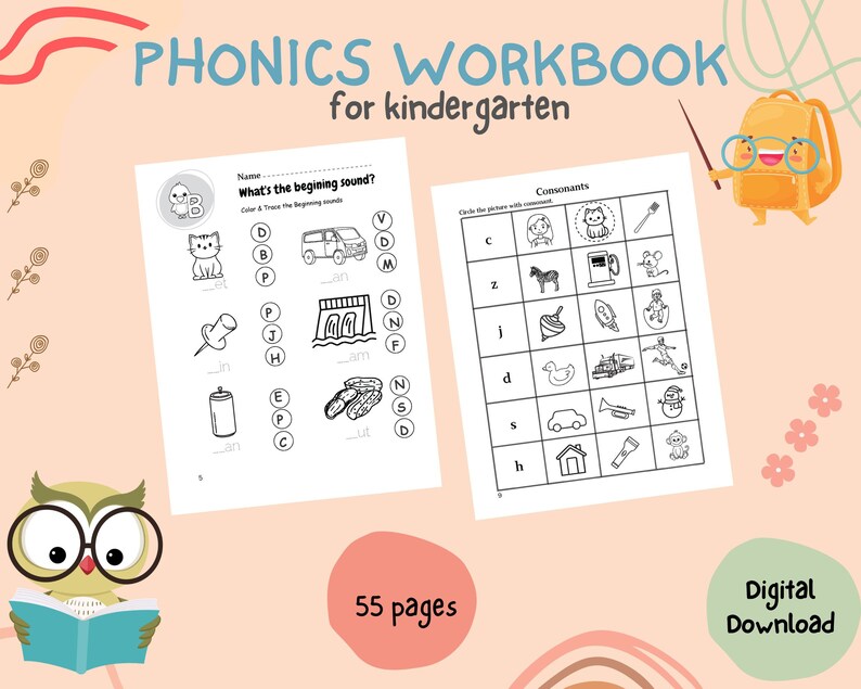 Phonics Phonics Worksheets Cvc Words Sight Words Alphabet Sounds ...