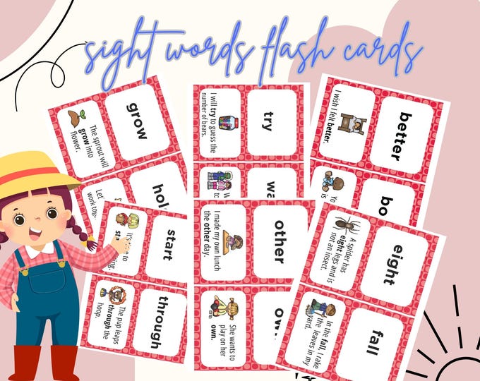 1000 Sight Words Must Know Printable Flashcards BEST SELLER - Etsy Canada