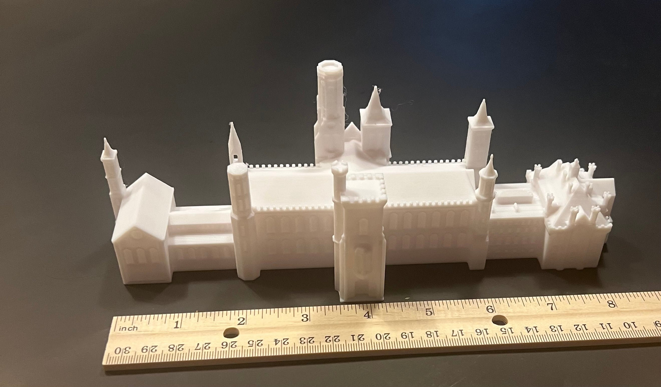 Smithsonian Castle Large 3d Miniature Building - Etsy