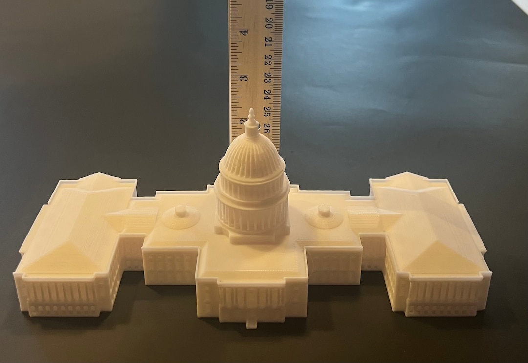 United States Capitol Large, 3D Miniature Building - Etsy