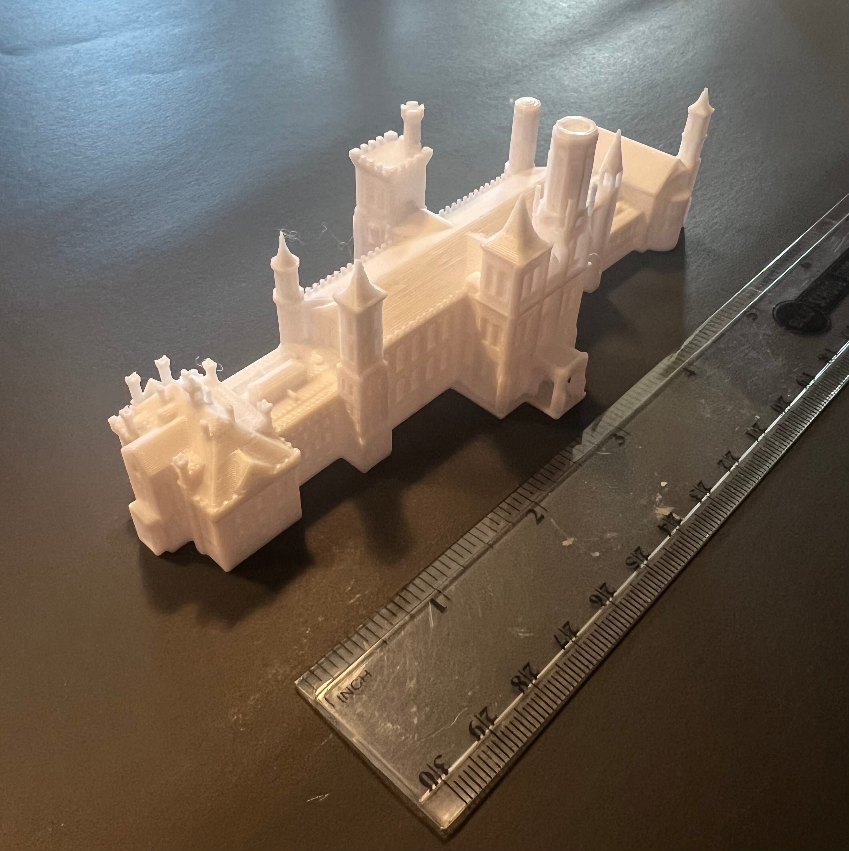 Smithsonian Castle 3d Miniature Building - Etsy