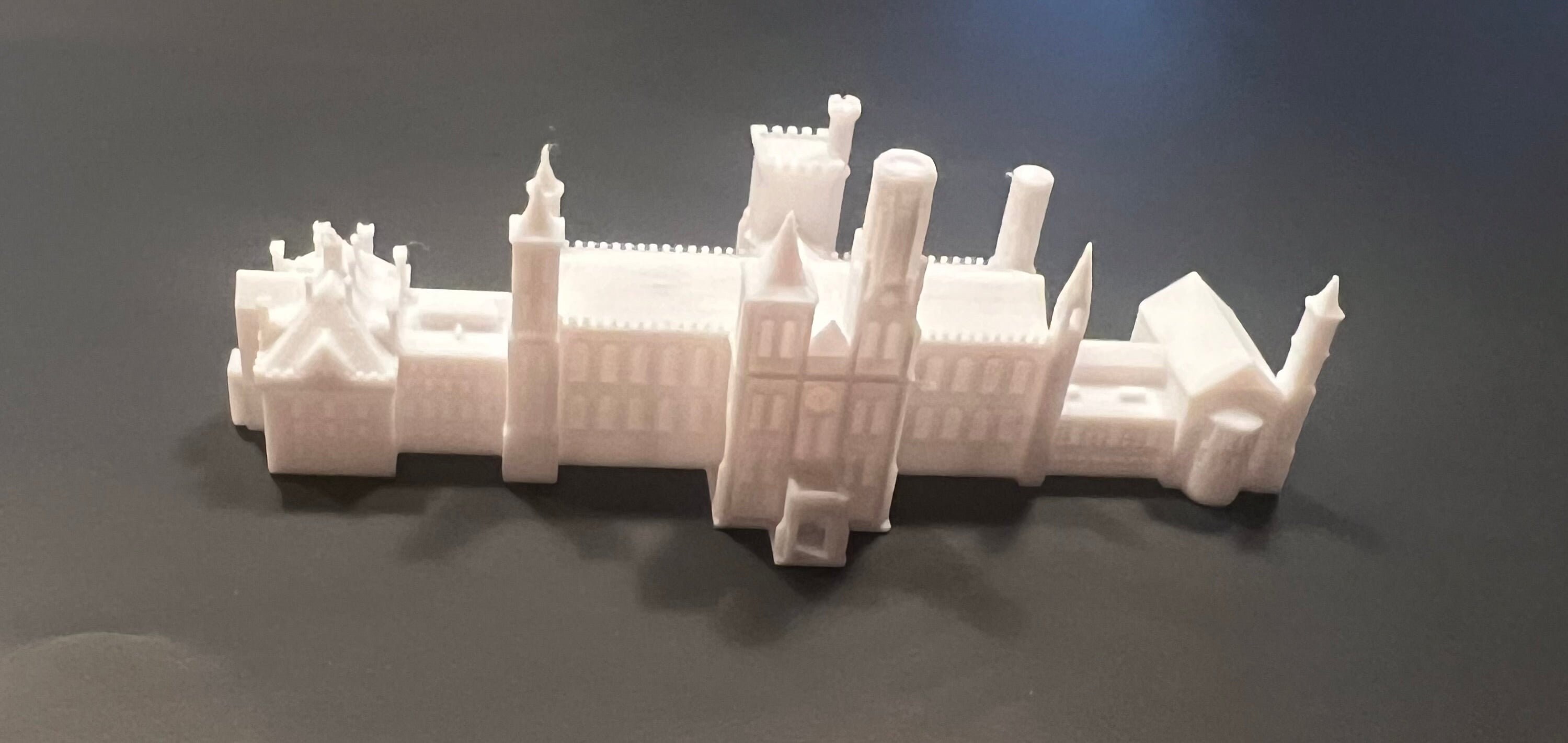 Smithsonian Castle Large 3D Miniature Building, Architectural Scale ...