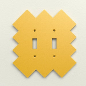 Zigzag Light Switch Cover - Squiggly - Multiple Colors! - Etsy