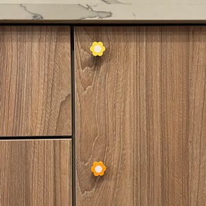 Flower Drawer Knob (regular and XL Sizes!) - Flower - Multiple Colors ...