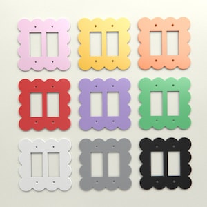 Chunky Light Switch Cover - Multiple Colors! - Etsy