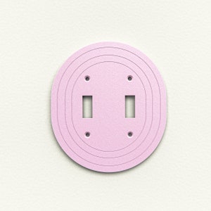 Oval Light Switch Cover - Textured - Multiple Colors! - Etsy