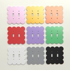 Chunky Light Switch Cover - Multiple Colors! - Etsy