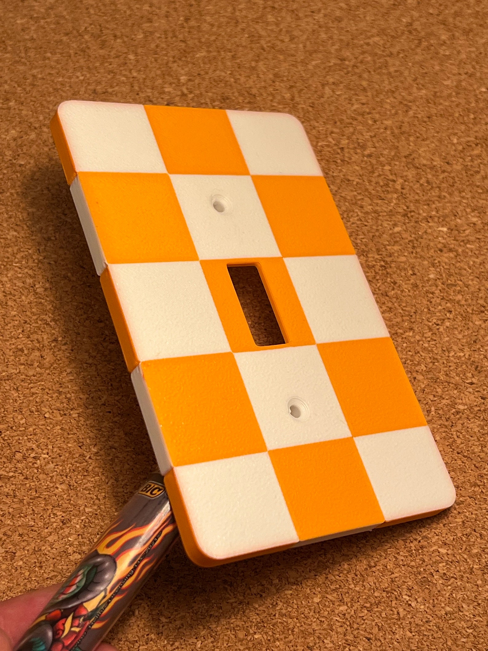 Checker Pattern Light Switch Cover - Multiple Colors! - Etsy