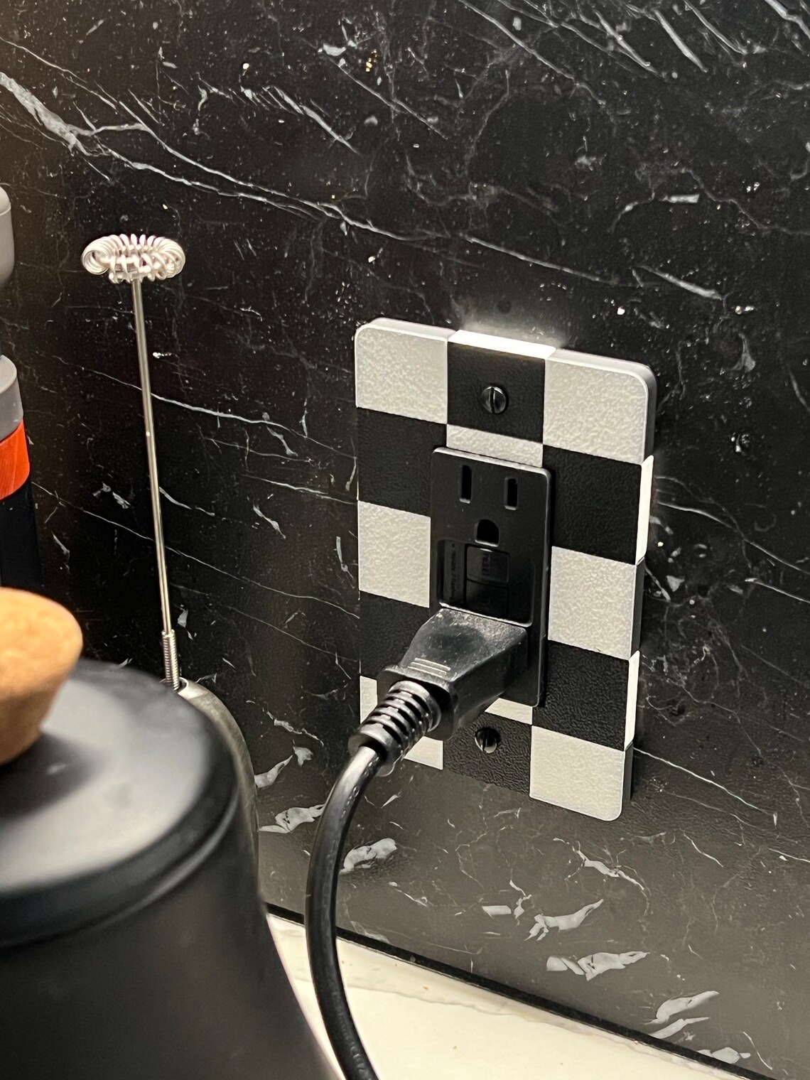 Checker Pattern Light Switch Cover - Multiple Colors! - Etsy