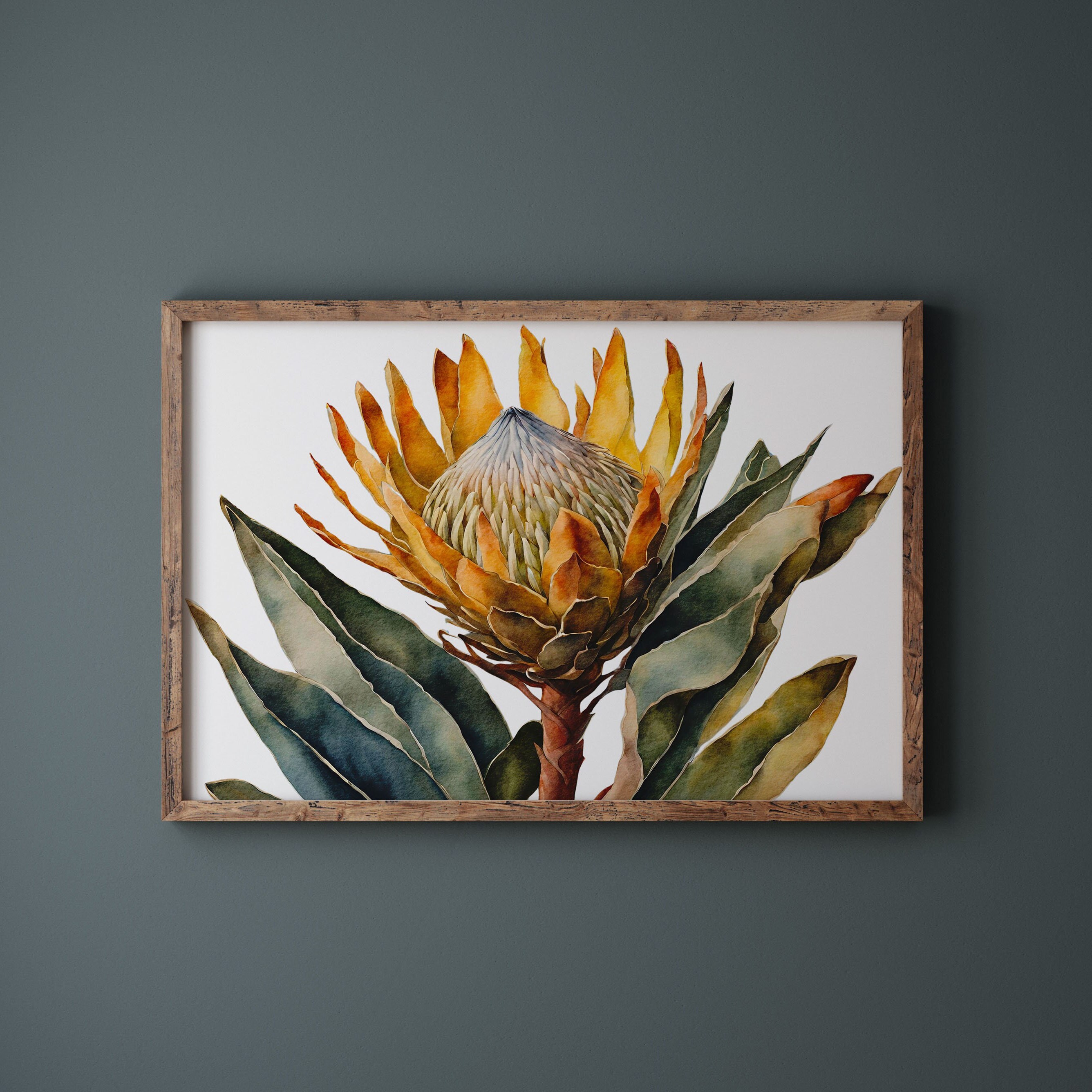 Protea Series Digital Art Download for Home Decor 2904 | Watercolor ...